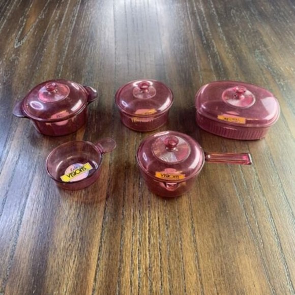 Toys | Vintage Cdi Visions Ware Cranberry Pink Plastic Kids Childrens ...